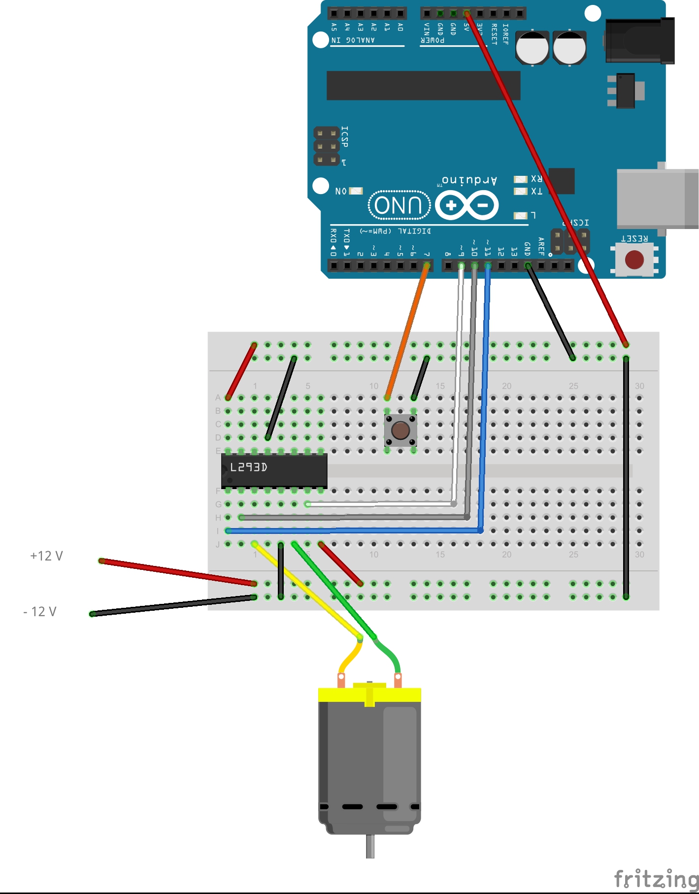 Erste Bewegung mit dem Arduino – TechnikGarage